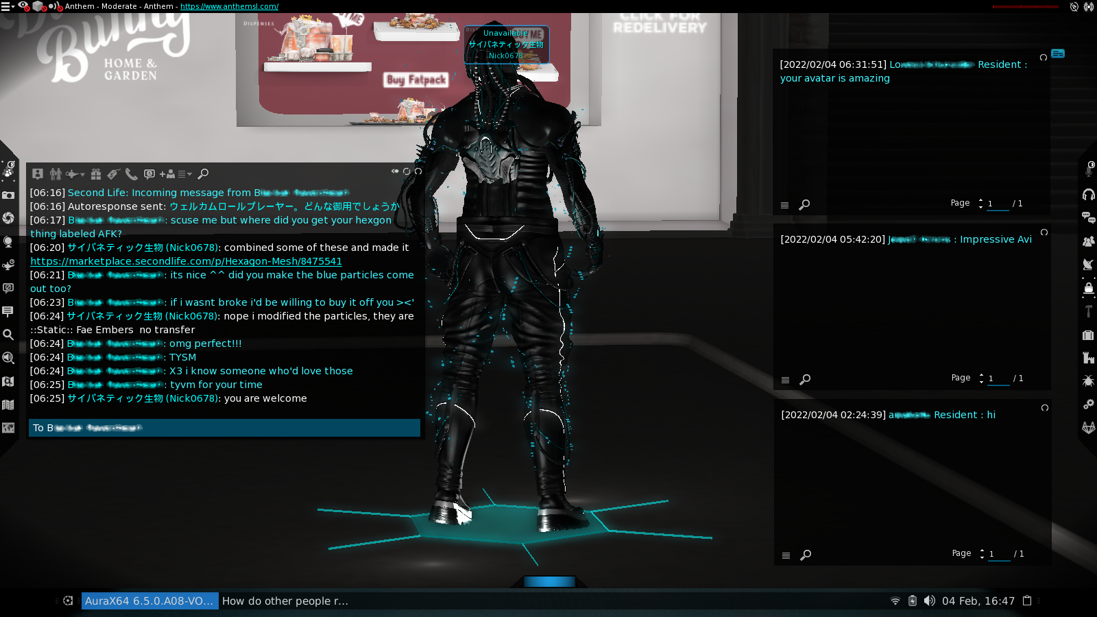 How do other people react to your avatars? - Your Avatar - Second Life ...