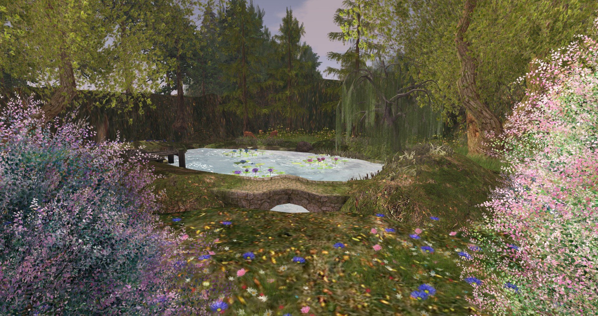Stunning landscaped green land ..... - Private Island - Second Life ...