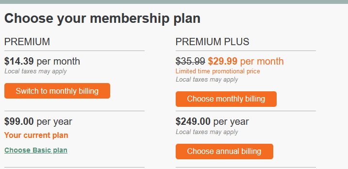 Premium Plus Price already changed? - General Discussion Forum - Second ...