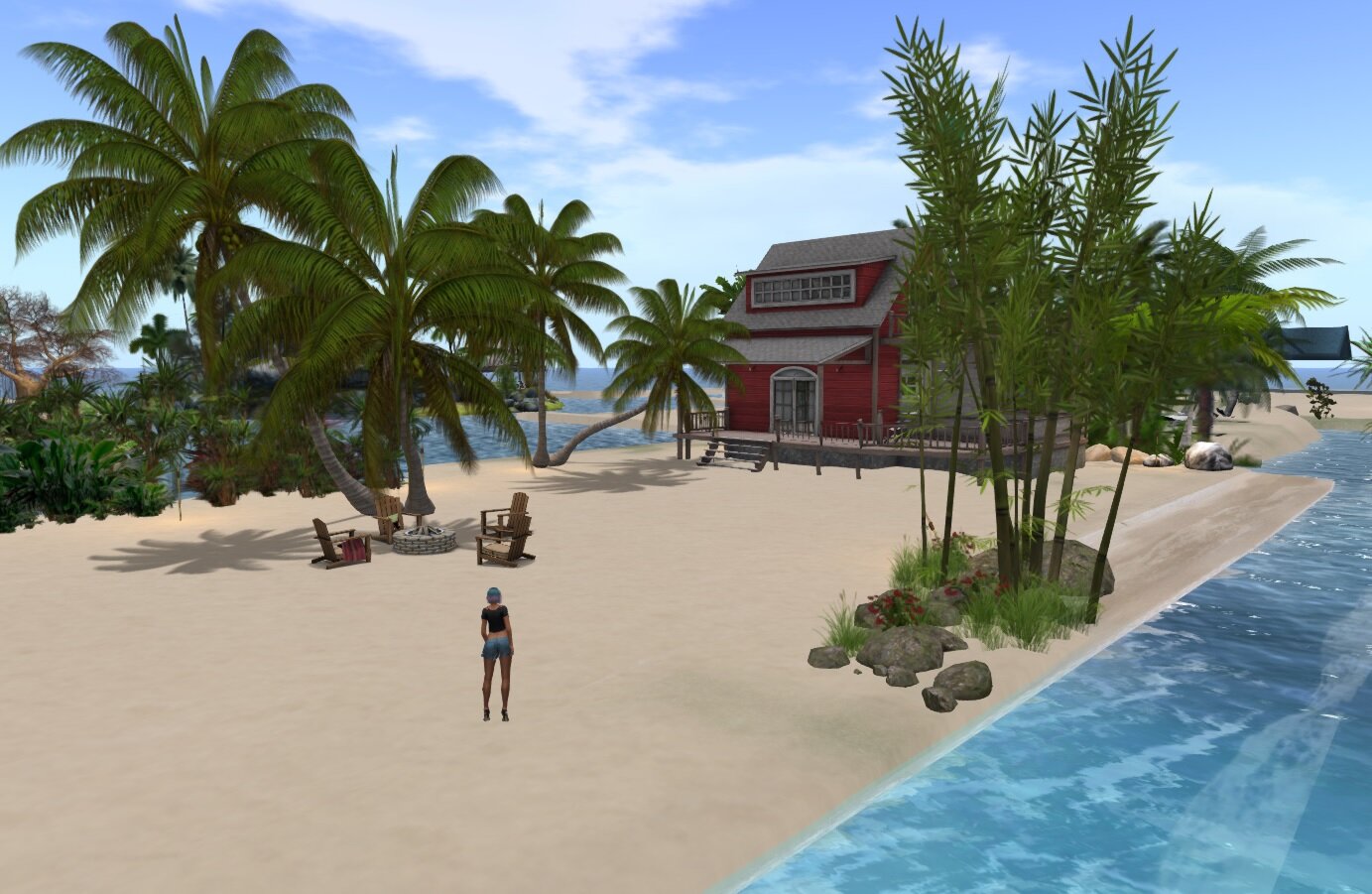 LAND FOR SALE 2048 SQM WATER OR SAND 703 PRIMS - Mainland - Second Life ...