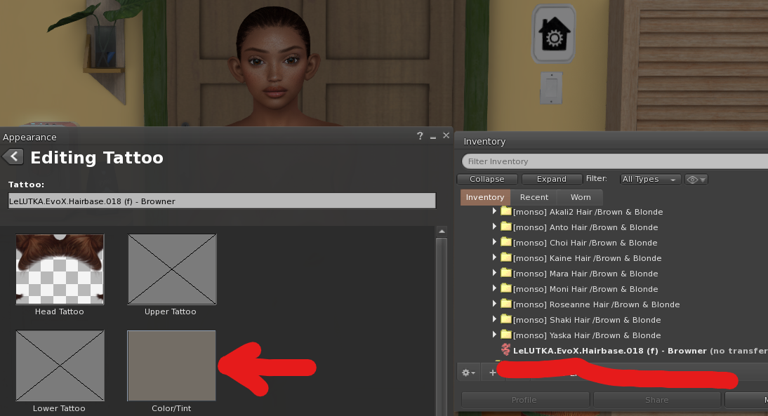 LeLutka EvoX Tintable Hairbase - Your Avatar - Second Life Community