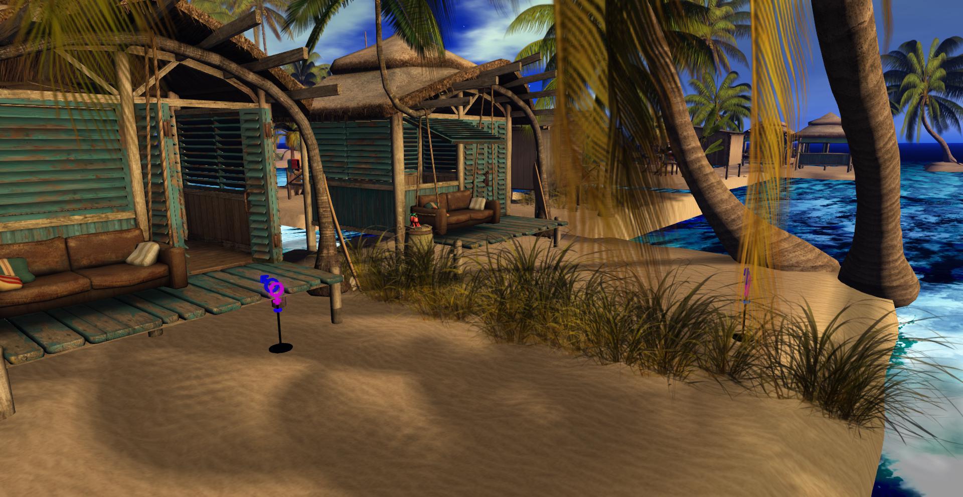 CUDDLES BEACH HUT and LAND RENTALS - Private Island - Second Life Community