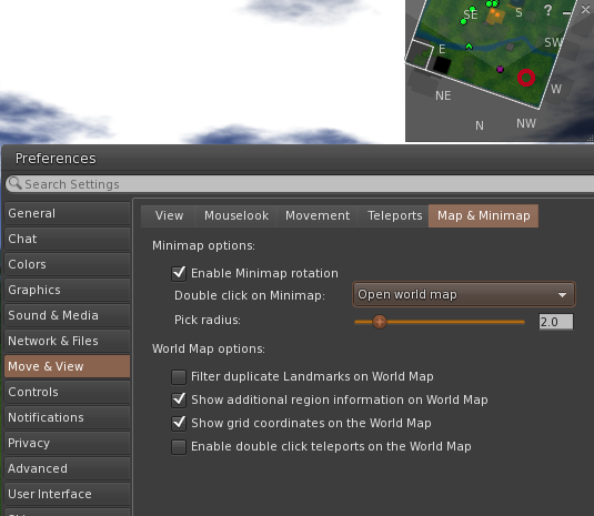 Firestorm update: Minimap - Second Life Viewer - Second Life Community