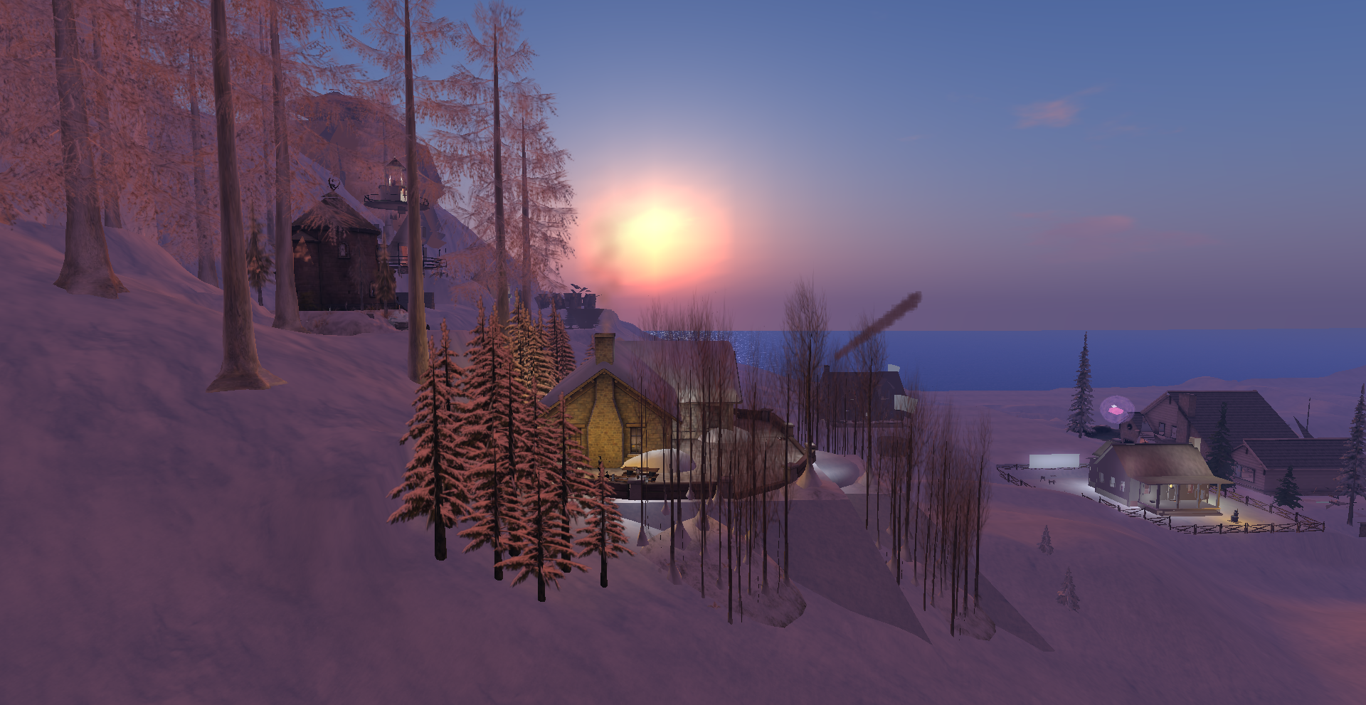 3 x Protected Pure Snow Mountain Side - 1024m2 - Mainland - Second Life ...