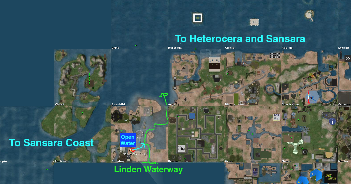 Color Sims! Sail Continents or wherever. History for under L$15/m ...