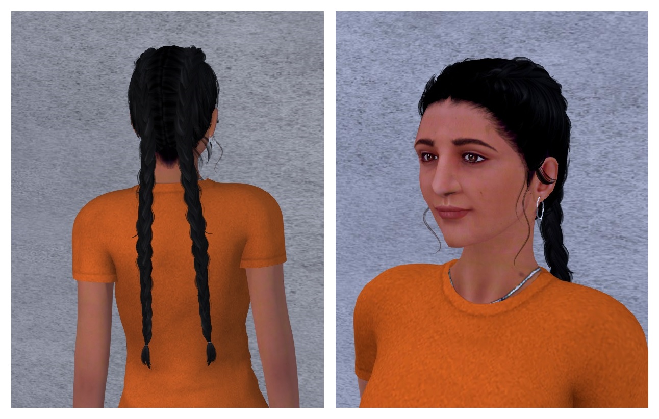 French braid hairstyle - Your Avatar - Second Life Community