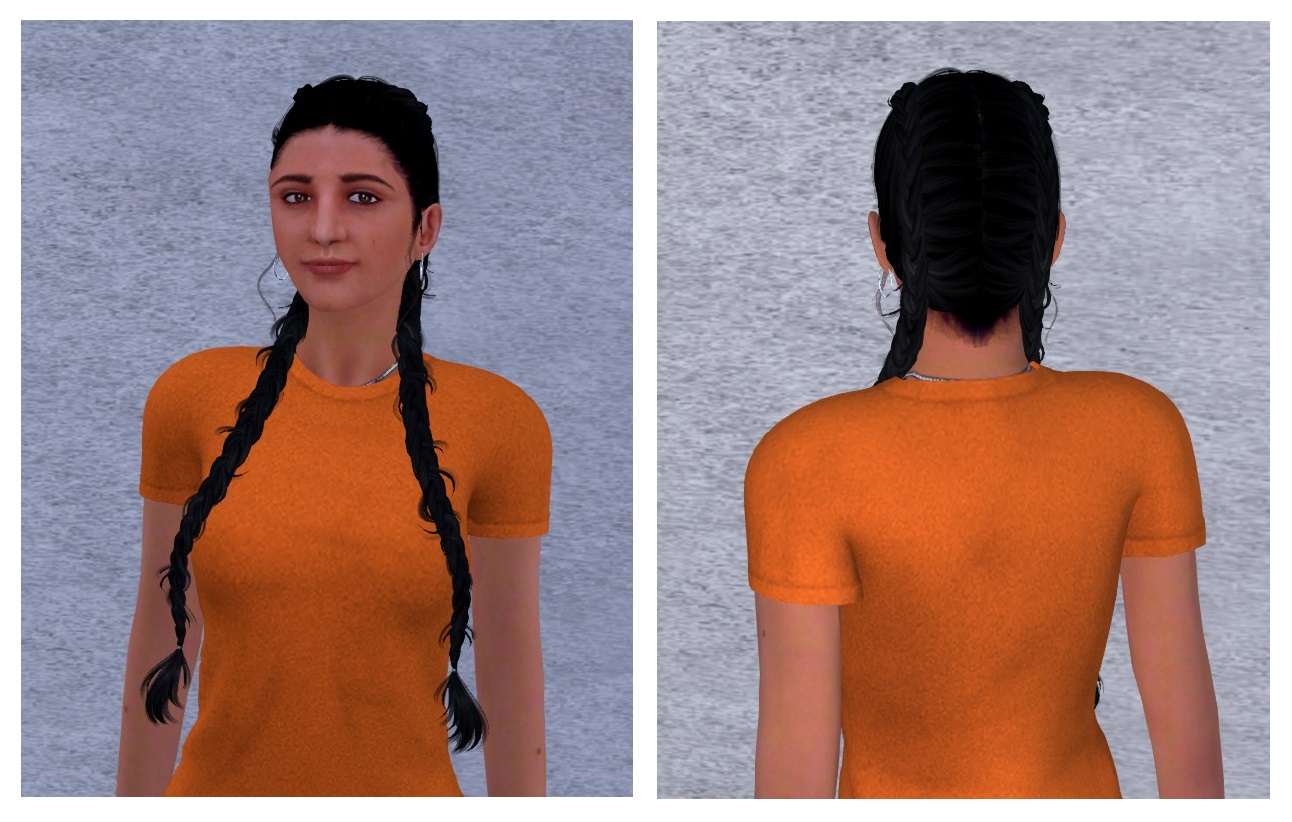 French braid hairstyle - Your Avatar - Second Life Community