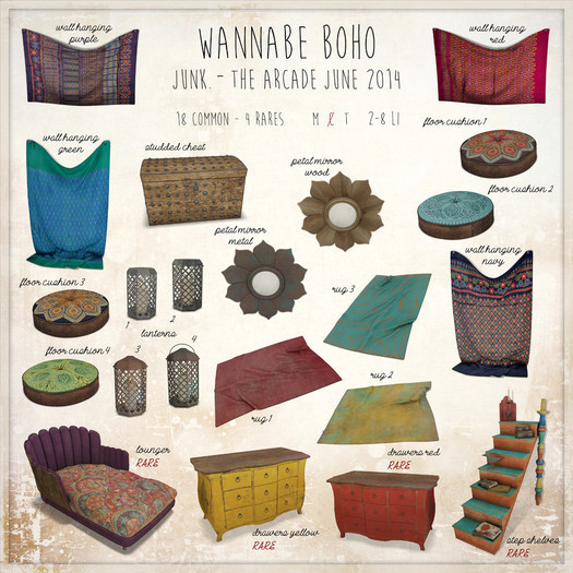 Junk Wannabe Bogo Gacha set....looking for the studded chest - Wanted ...
