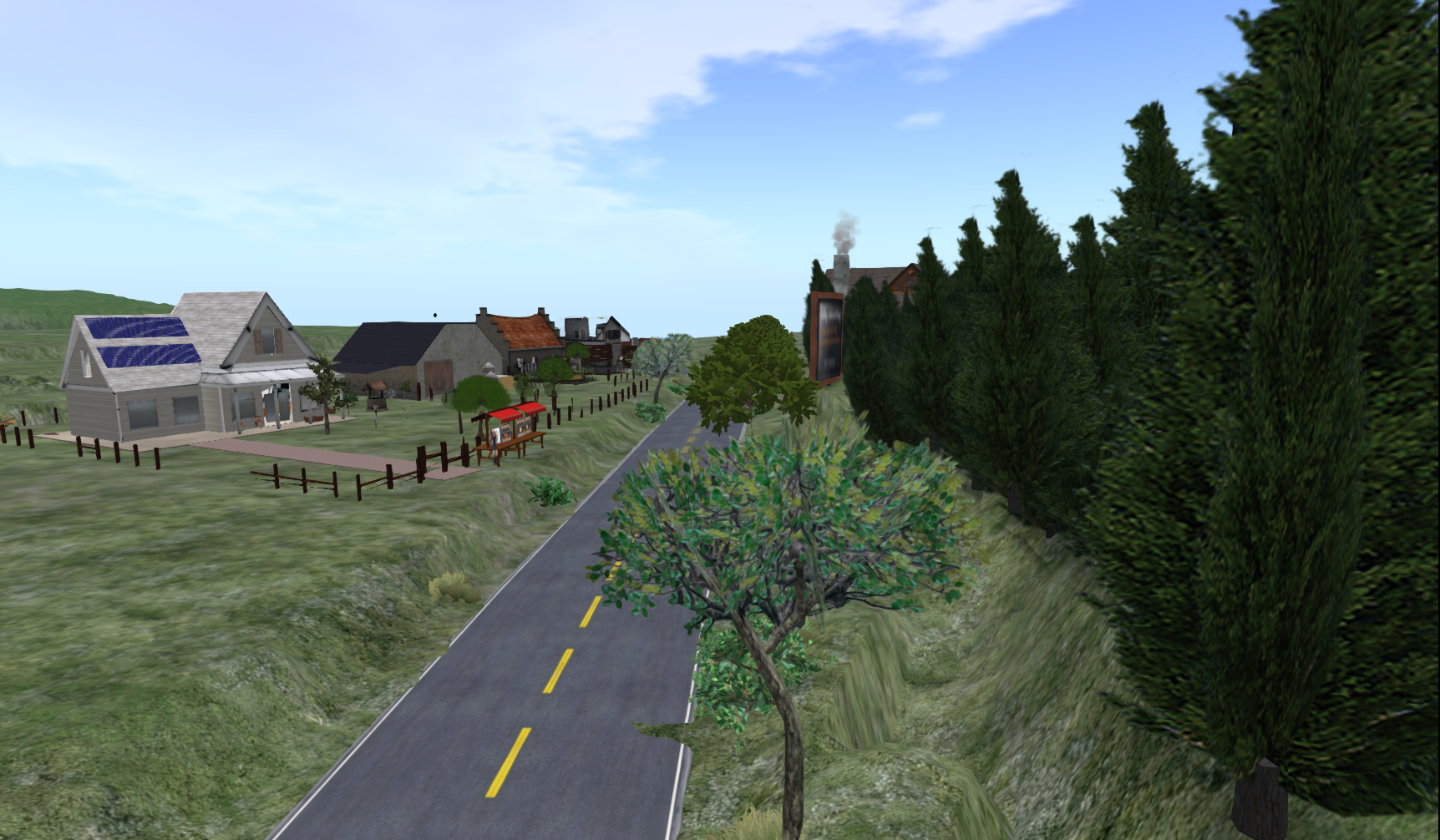 Protected Roadside Countryside 4096sqm - Mainland - Second Life Community