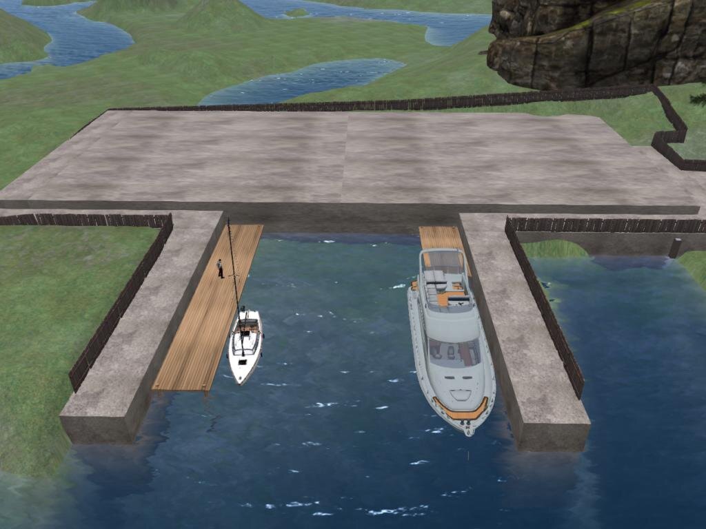 Protected Waterfront, 48m to full water sims! 2 adjacent parcels ...