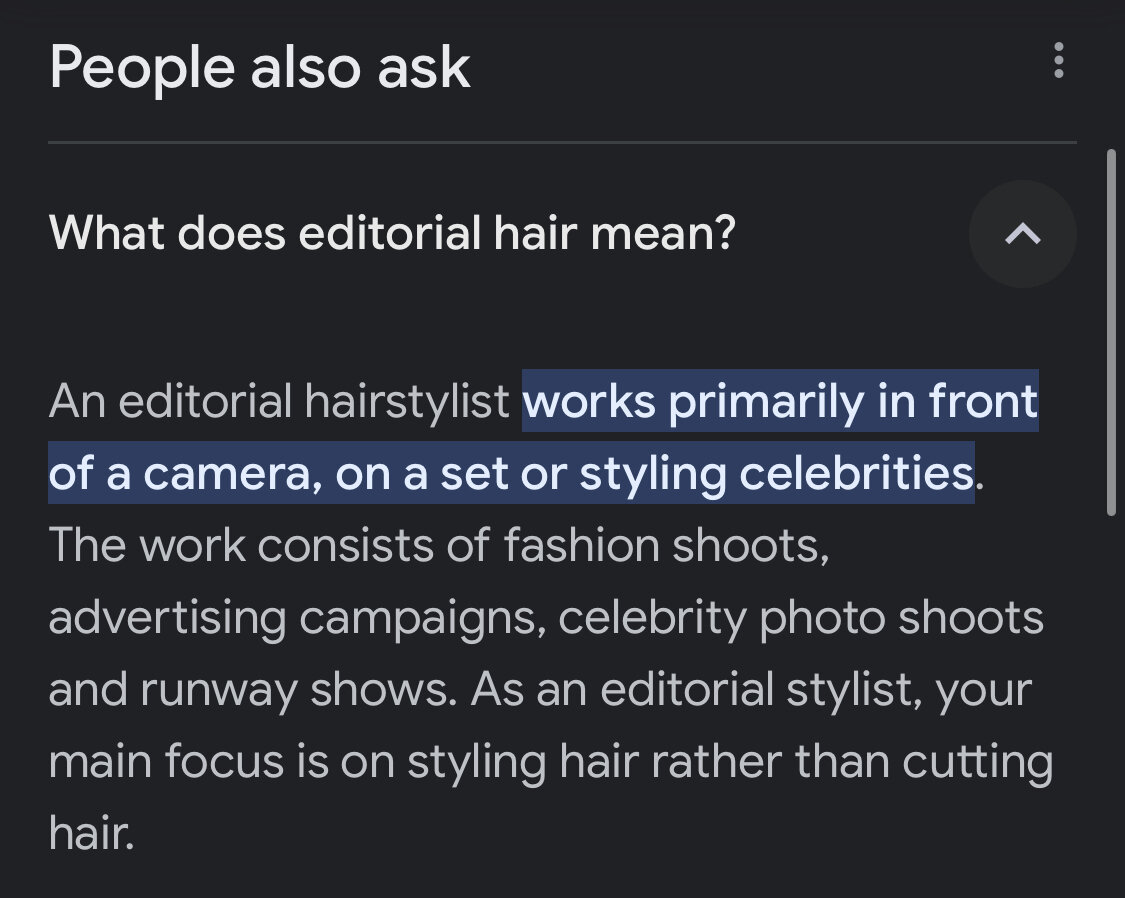 'Editorial' hair? - Your Avatar - Second Life Community