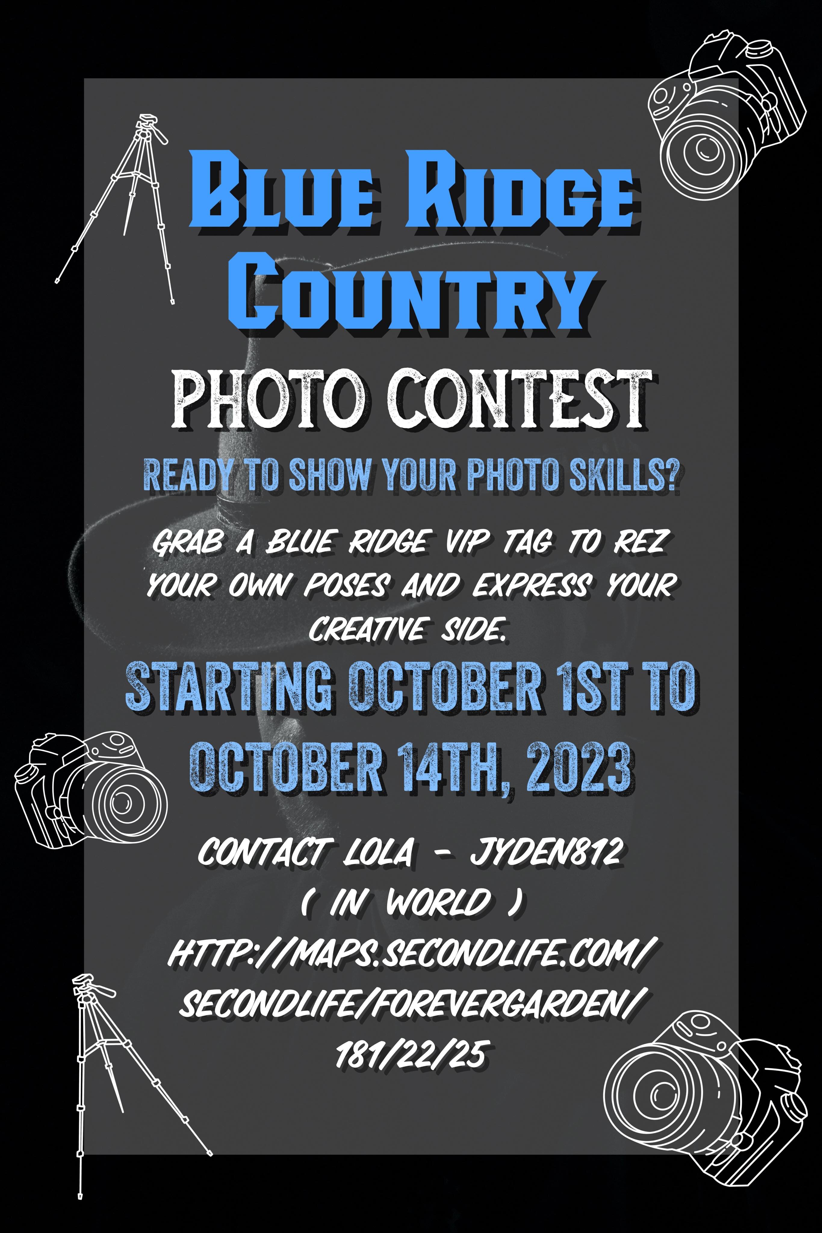 Photo Contest at Blue Ridge Country - Contests - Second Life Community