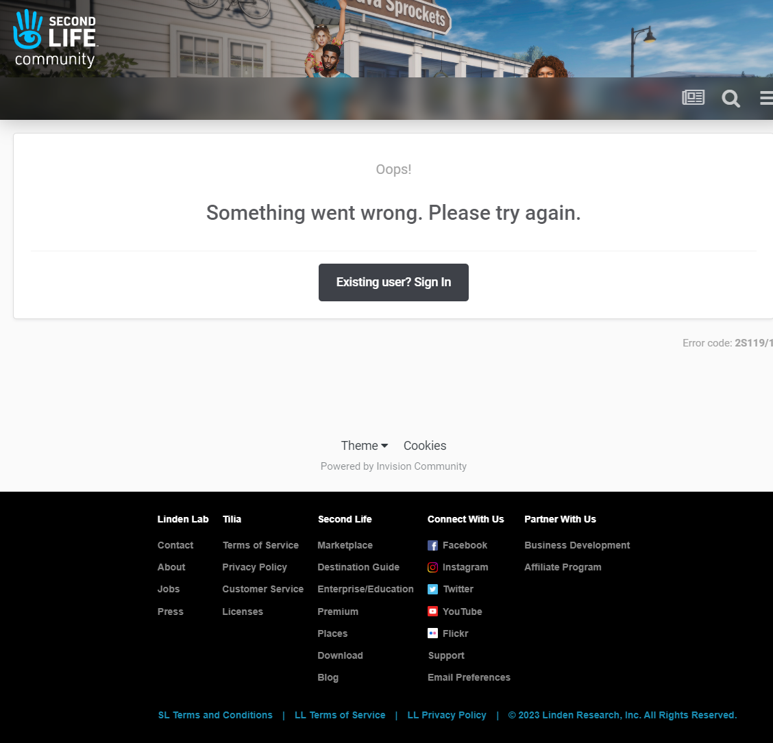 Second Life Forum