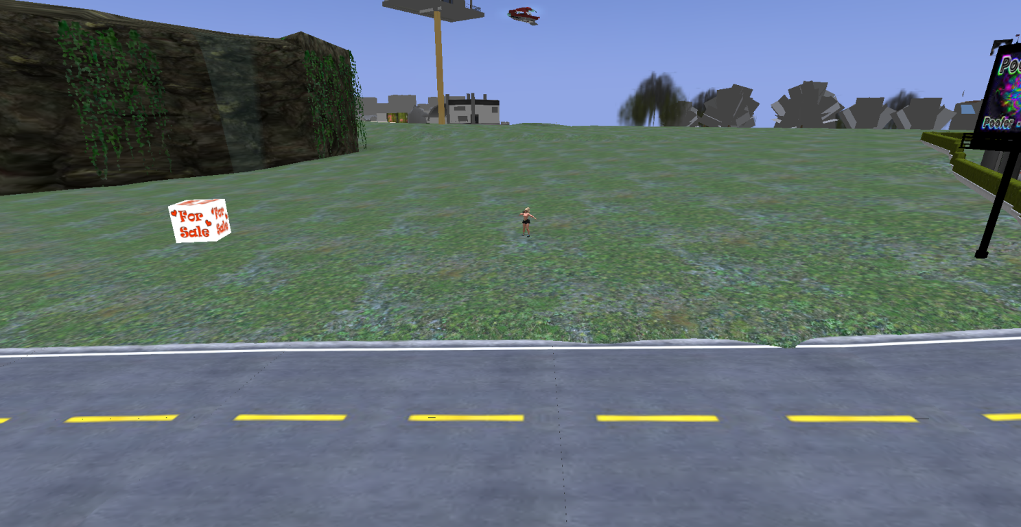 AWESOME ROADSIDE, FLAT GREEN LAND - Mainland - Second Life Community