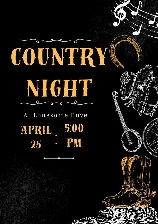 🤠 Yee-haw! Country night is back at Lonesome Dove 🌵April 25th 5pm SLT ...