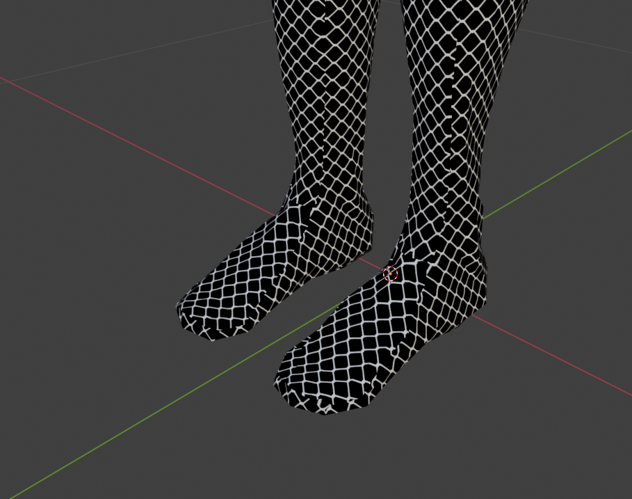 Help with fishnet texture and visible seams - Building and Texturing ...