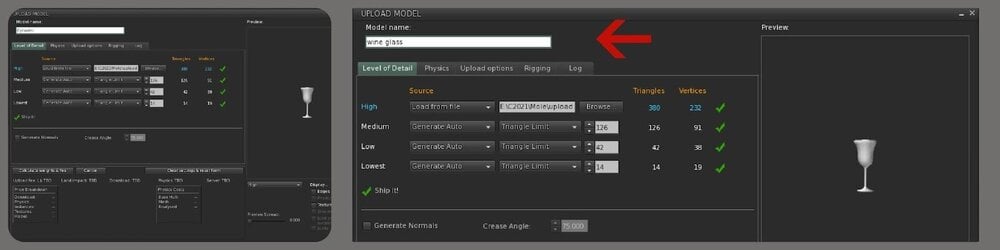 Uploading a mesh model - English - Second Life Community