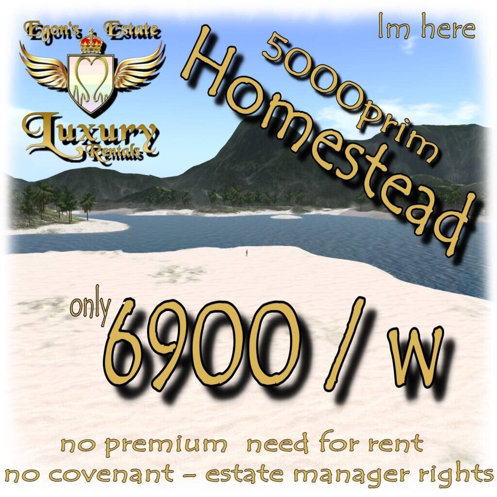 Egon’s Estate | Homestead 65536sqm • 5000 prims • ESTATE MANAGER RIGHTS ...