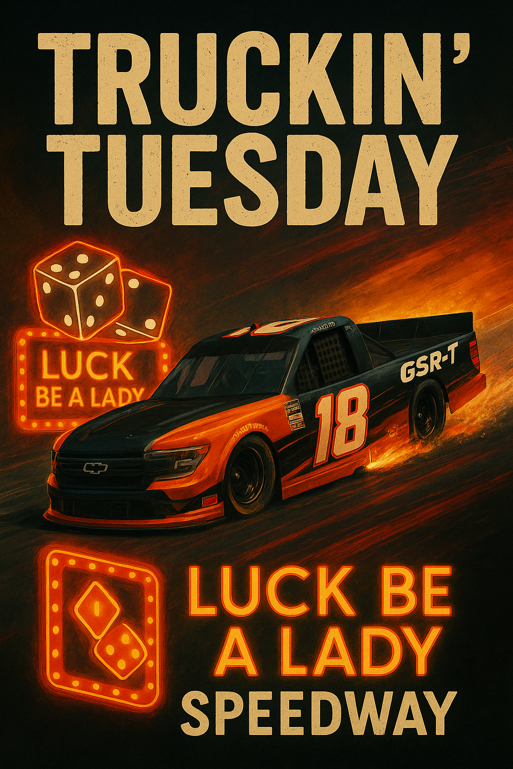 🎲 Lady Luck is watching — and Tuesday night, the stakes are high at ...