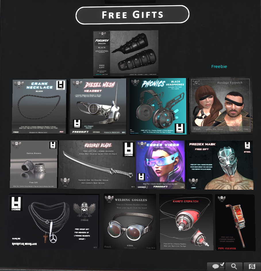 Avatar Welcome Pack "Style Cards" - Page 7 - Your Avatar - Second Life ...