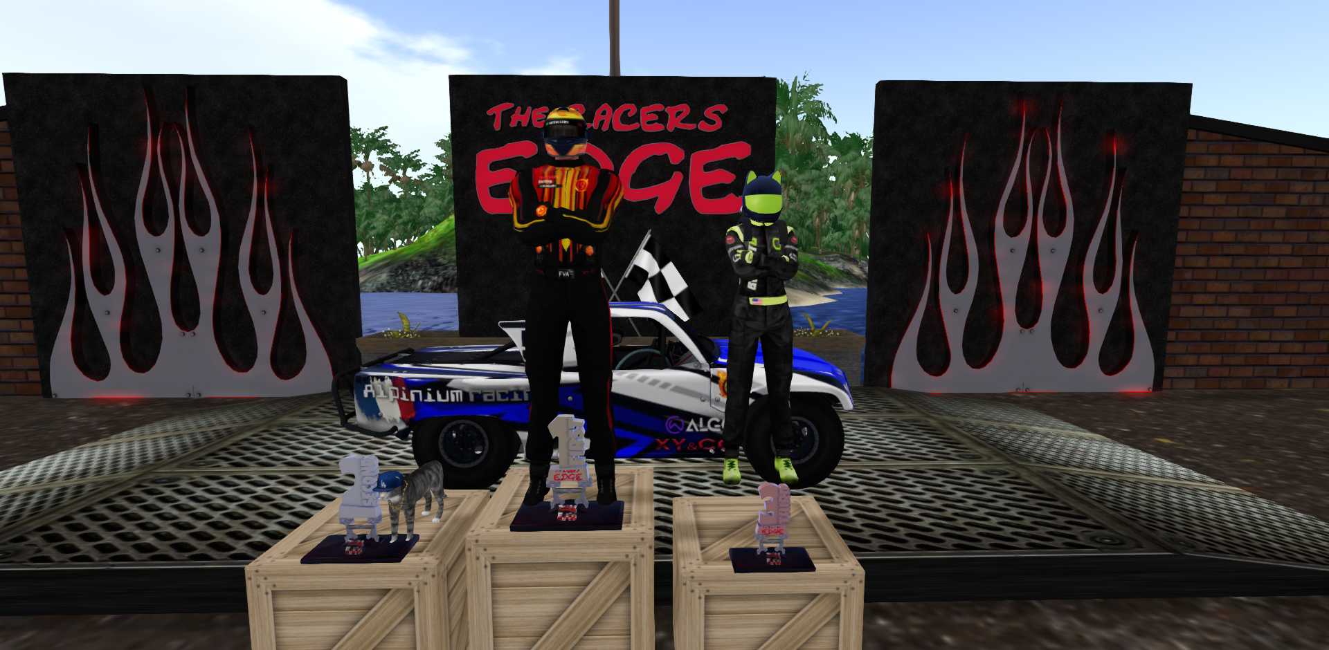 The Racers Edge is throwing down with the 30-lap Super Stadium Truck ...