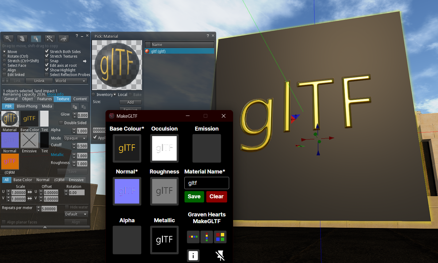 Help with Firestorm and PBR textures - Building and Texturing Forum ...