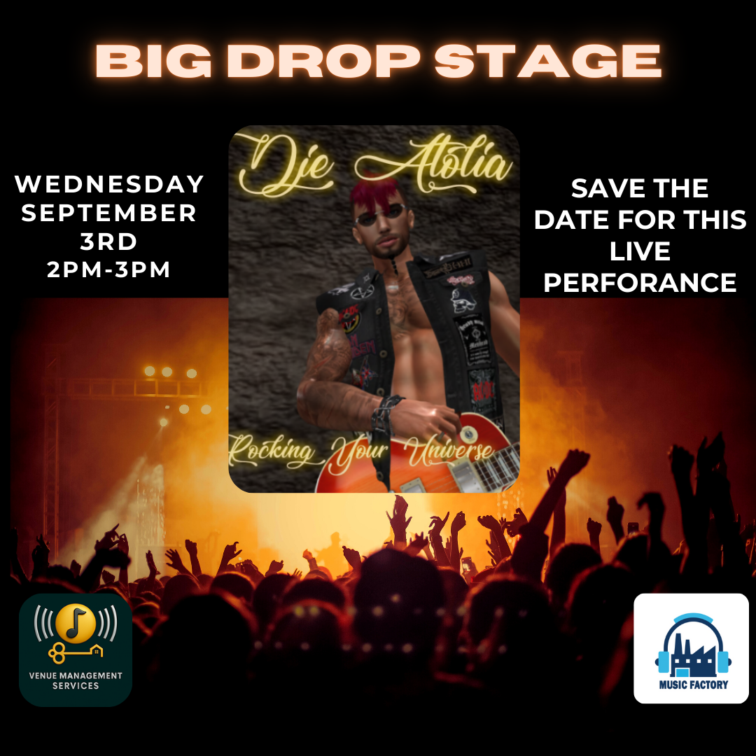 🎸 Dje Atolia LIVE @ The Big Drop Stage🎸 - Upcoming Events and ...