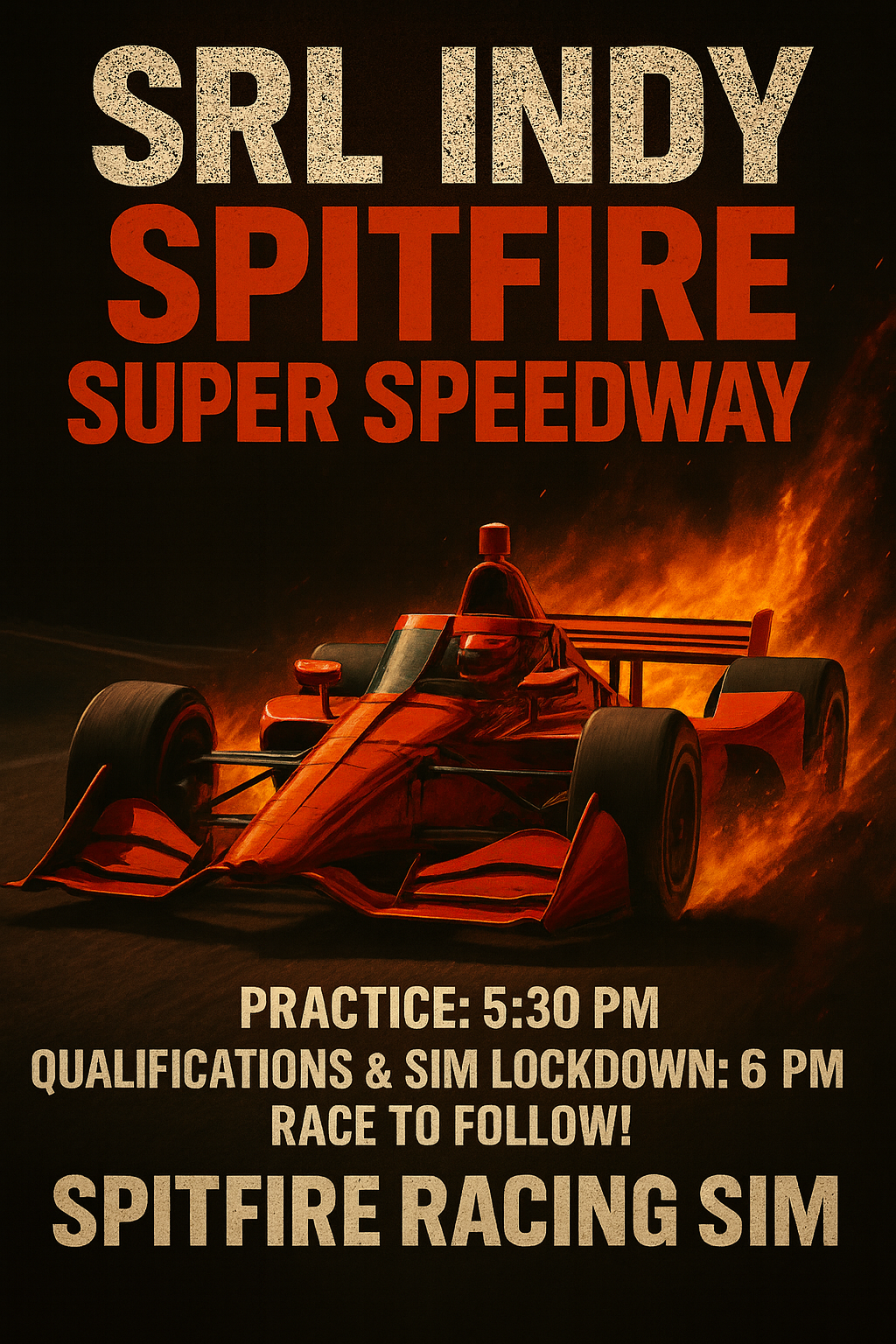 🏁 SRL Indy Takes on Spitfire Super Speedway - Monday Night! 🏁 ...