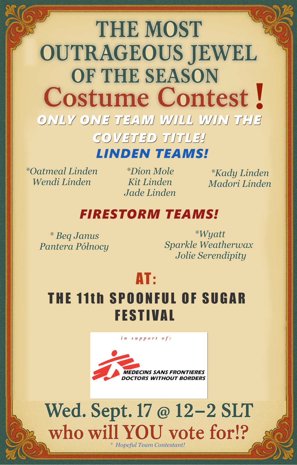 5 Teams from the LINDENS & FIRESTORM compete for The Most OUTRAGEOUS ...
