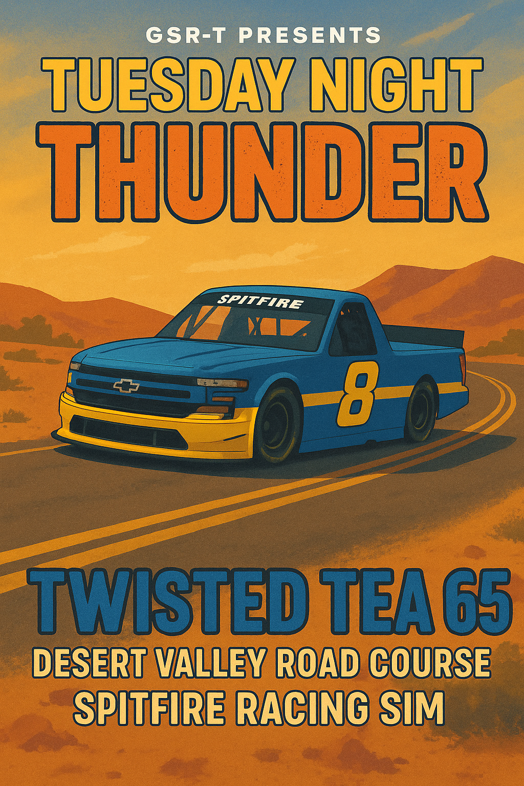 🏁 GSR-T Presents: Tuesday Night Thunder! 🏁Desert Valley Road Course ...