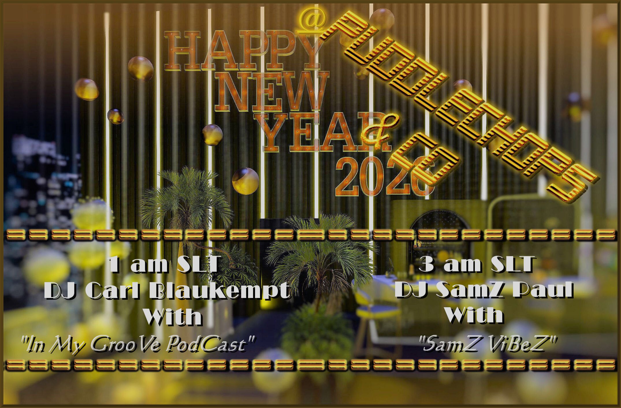 🍾Hello 2026@ PC&Co🥂With DJ Carl Blaukempt and DJ SamZ Paul - Upcoming ...
