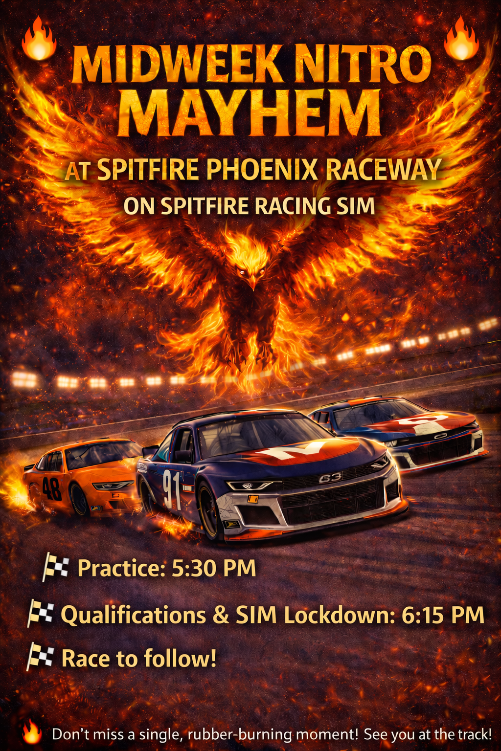 🔥 Wednesday! Midweek Nitro Mayhem at Spitfire Phoenix Raceway 🔥 ...