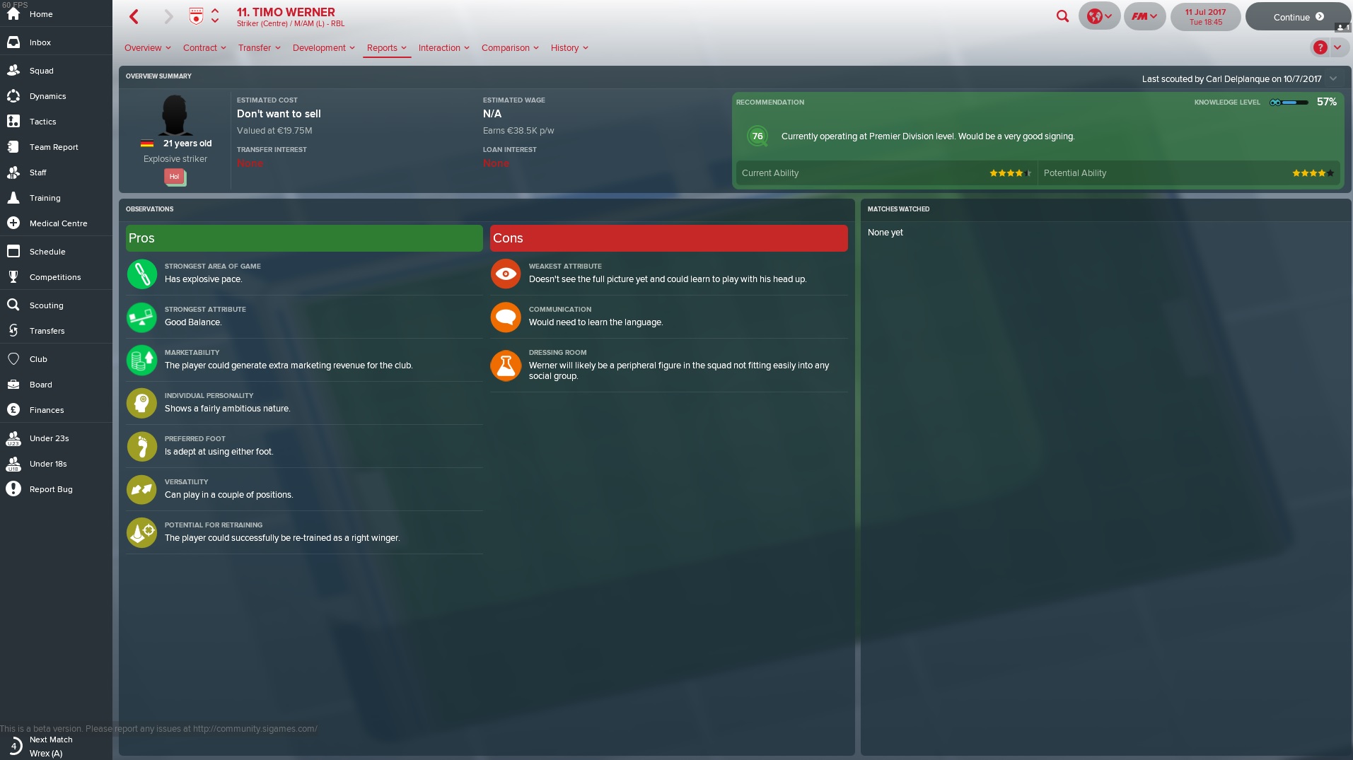 Impossible to read text - User Interface Early Access Beta - Sports ...