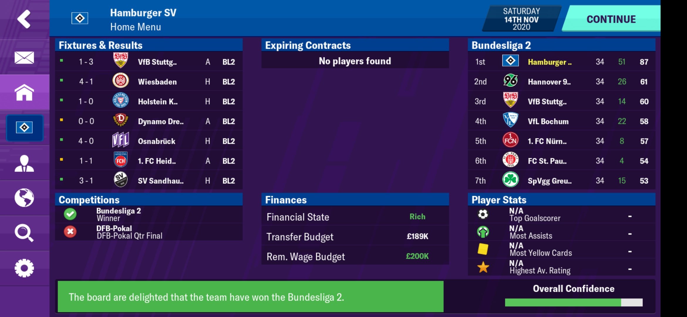 Second Season wont start. - Gameplay Issues for FM20 Mobile - Sports ...