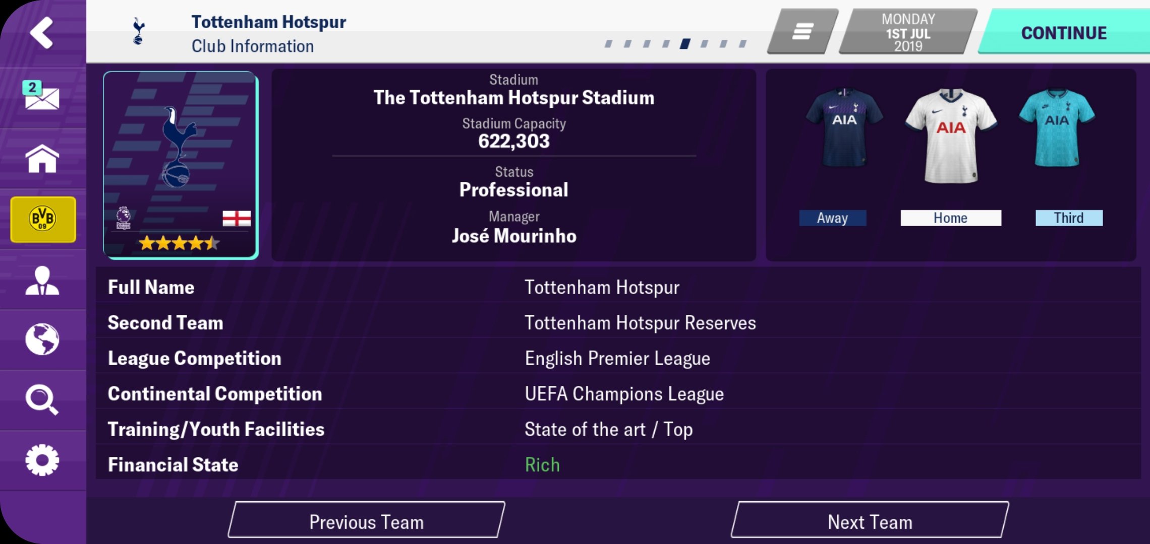Tottenham 622,303 stadium - Gameplay Issues for FM20 Mobile - Sports ...