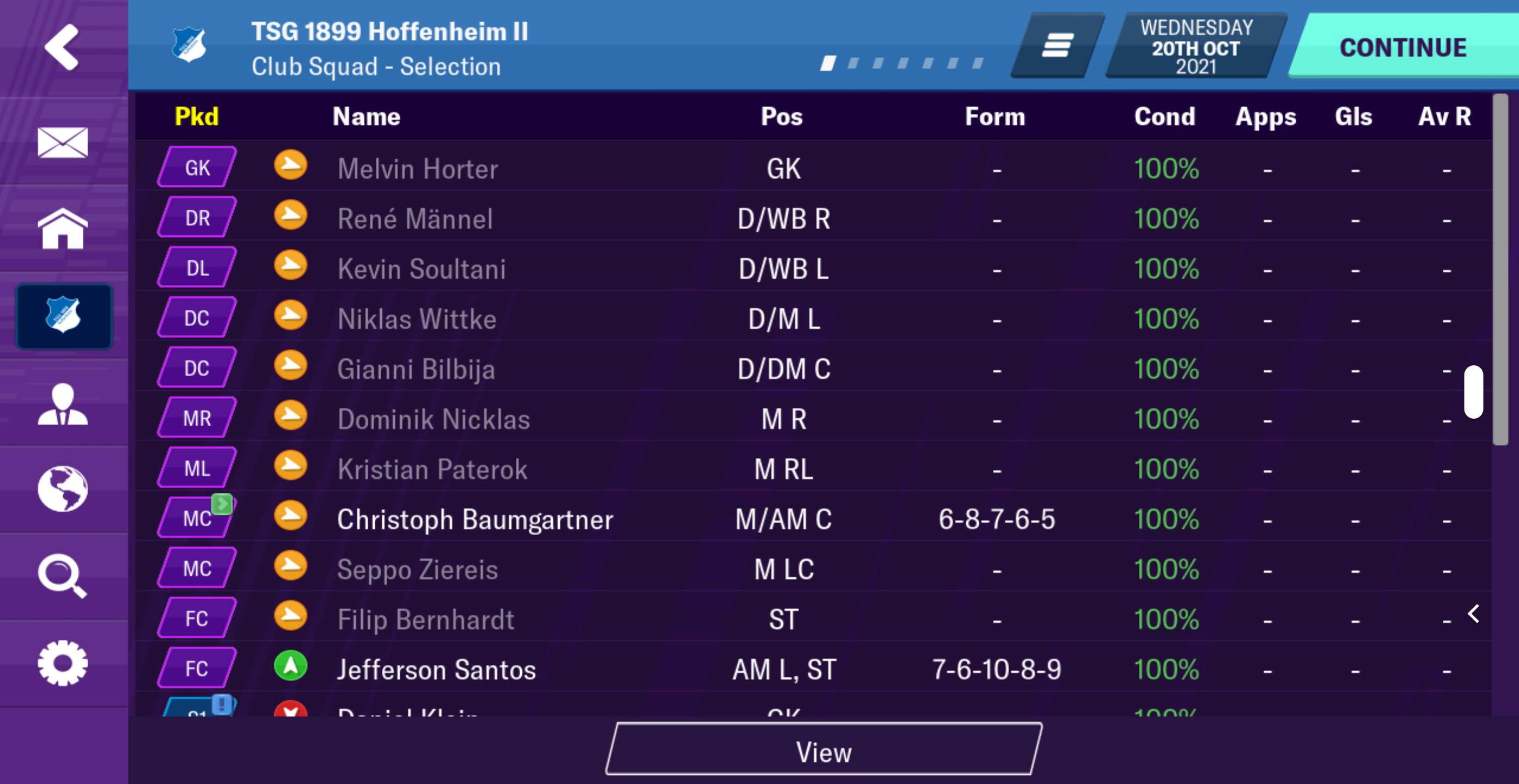 More control over reserve team and international u21 teams - Reviewed ...