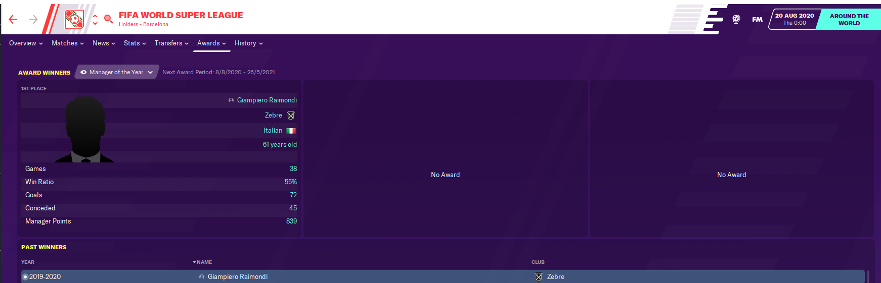 [FM20] The Ultimate World Super League based in the World United ...