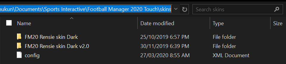 FM20 Touch - Skins not Showing in Dropdown Menu - Skinning Hideout ...