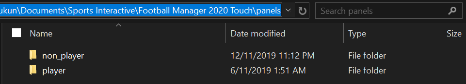 FM20 Touch - Skins not Showing in Dropdown Menu - Skinning Hideout ...