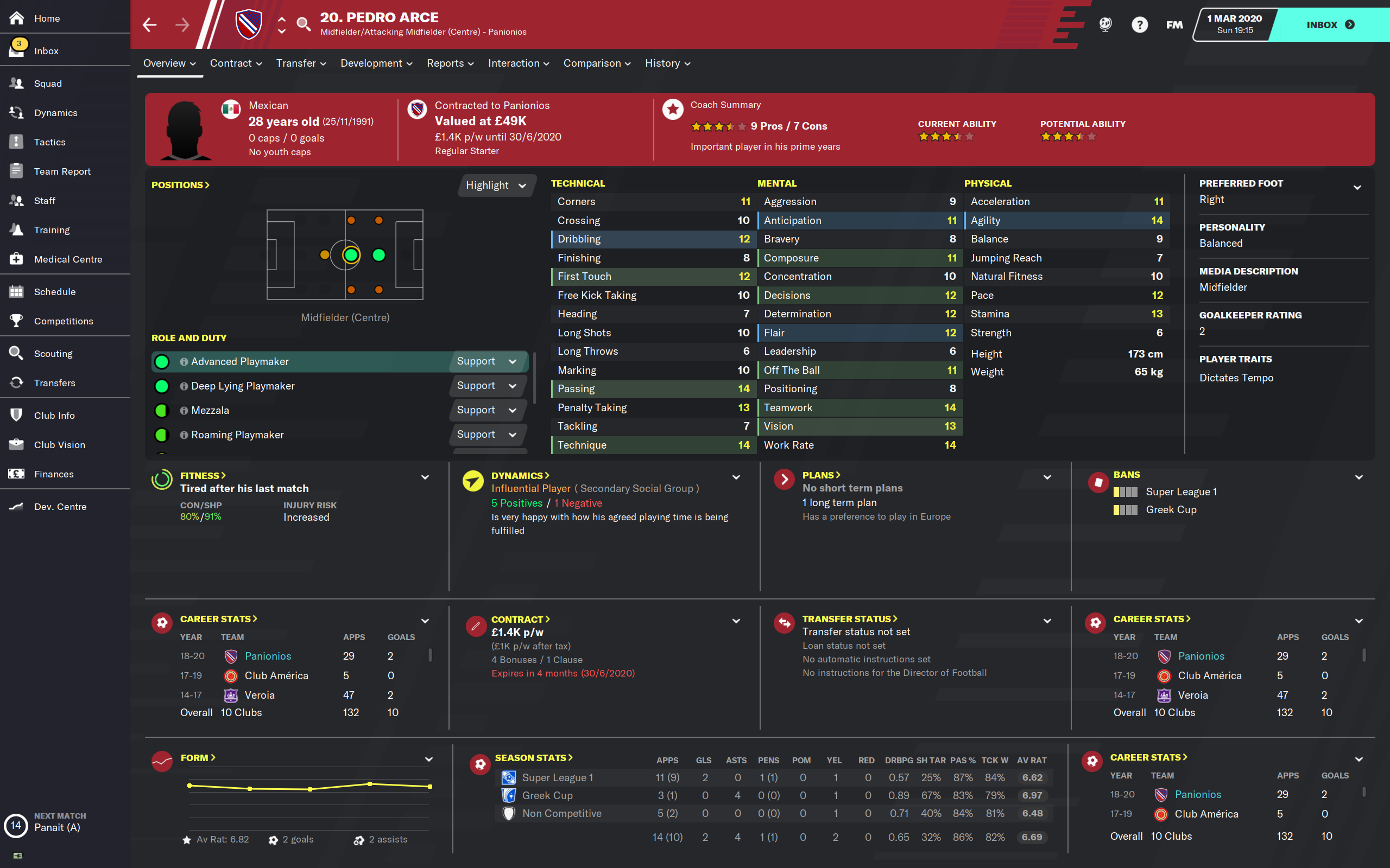 [FM20] Trying To Save Panionios F.C From A Greek Tragedy - FM Career ...