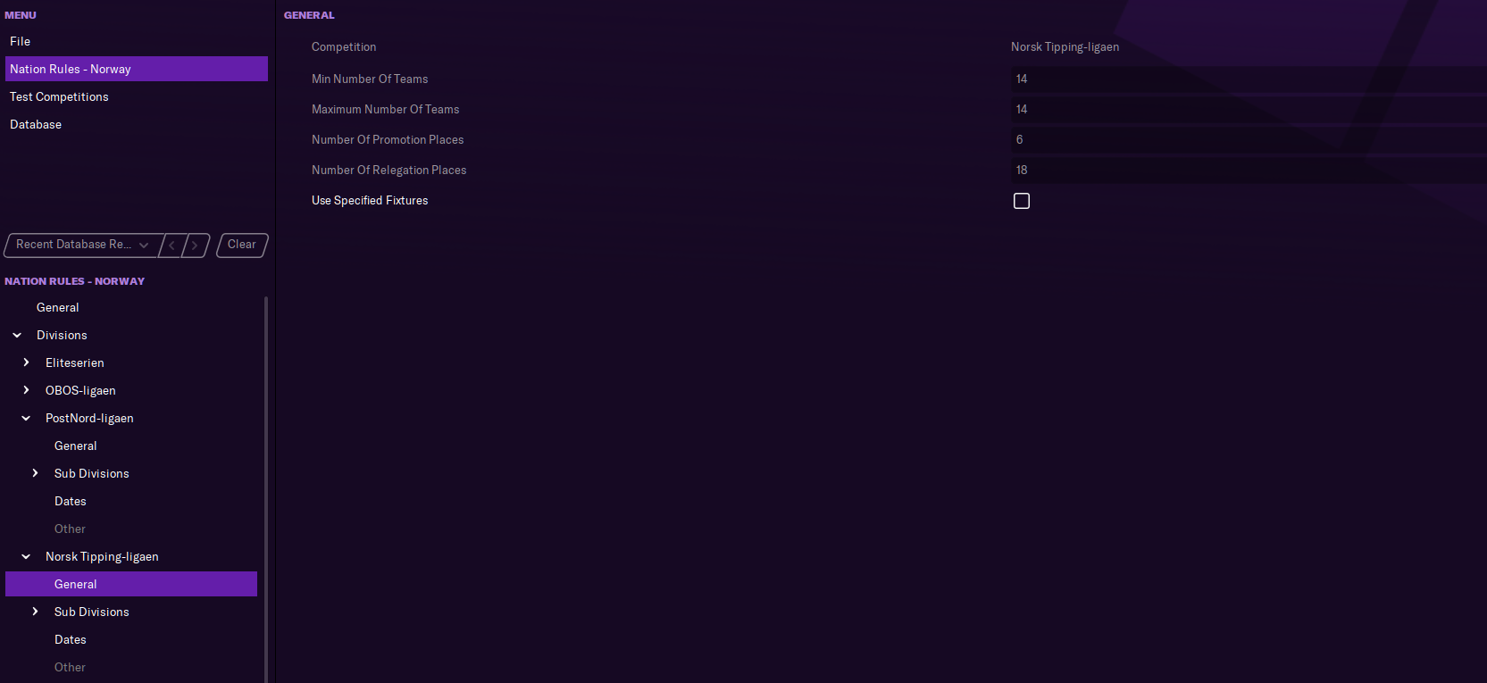 Trying to add Norwegian Third Division as playable - confused - Editors ...