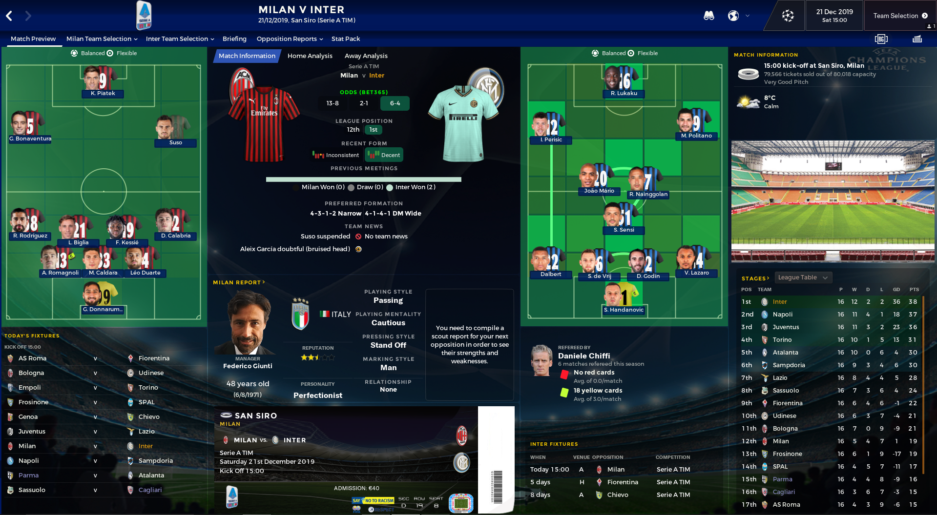 FM21 Pre-Match Line-up Screen - Skinning Hideout - Sports Interactive ...