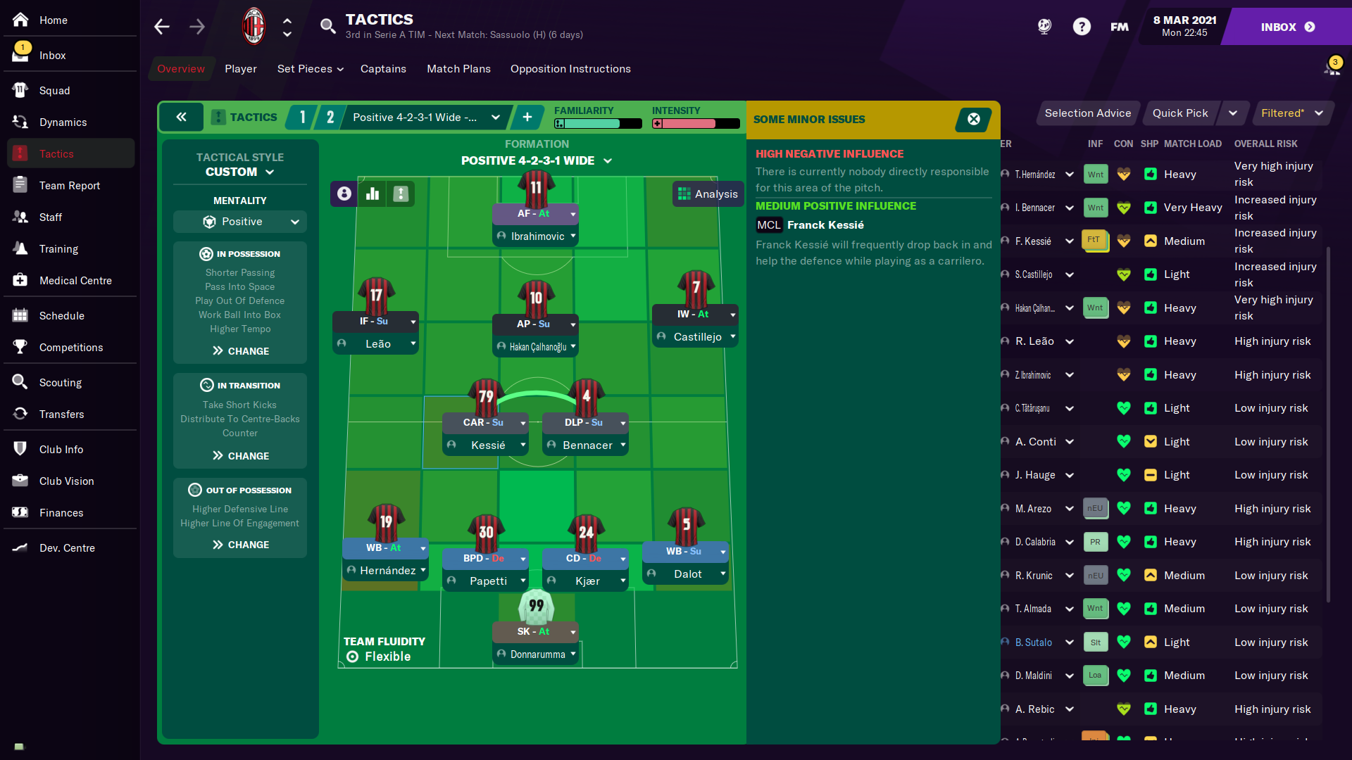 Carrilero in a 4231 formation? - Tactics, Training & Strategies ...