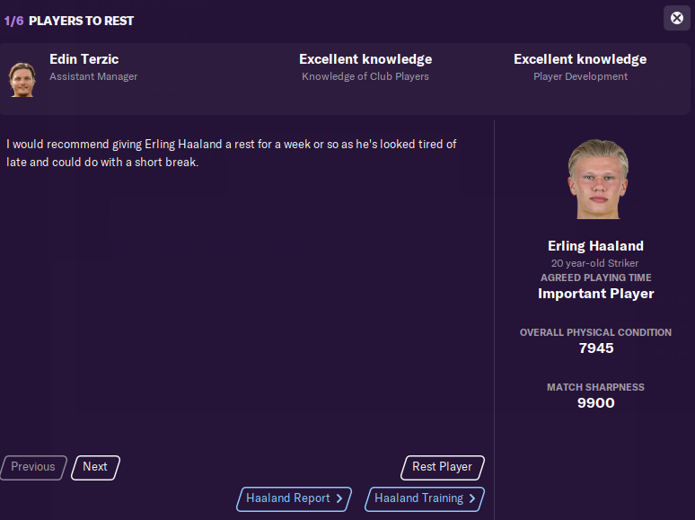 Player Status as numbers instead of icons - User Interface - Sports ...