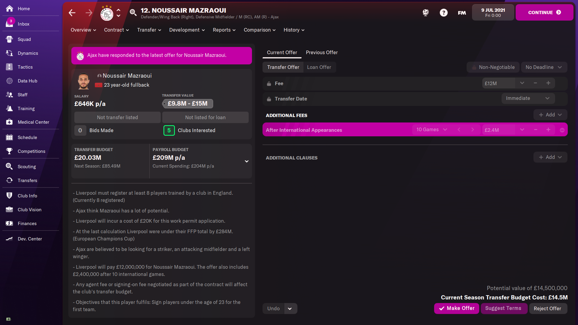 How do i negotiate? I can't get no where near the value of player ...