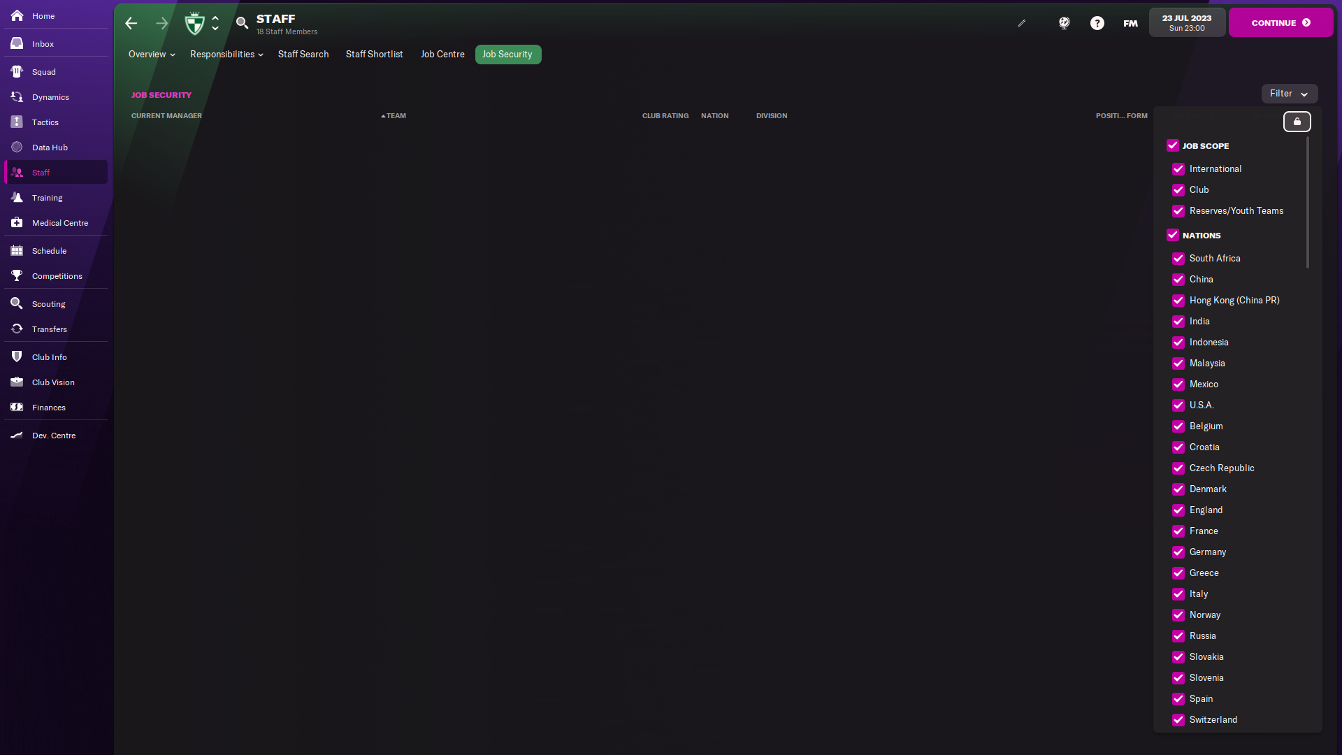 No available jobs being shown or job security - User Interface (Closed ...