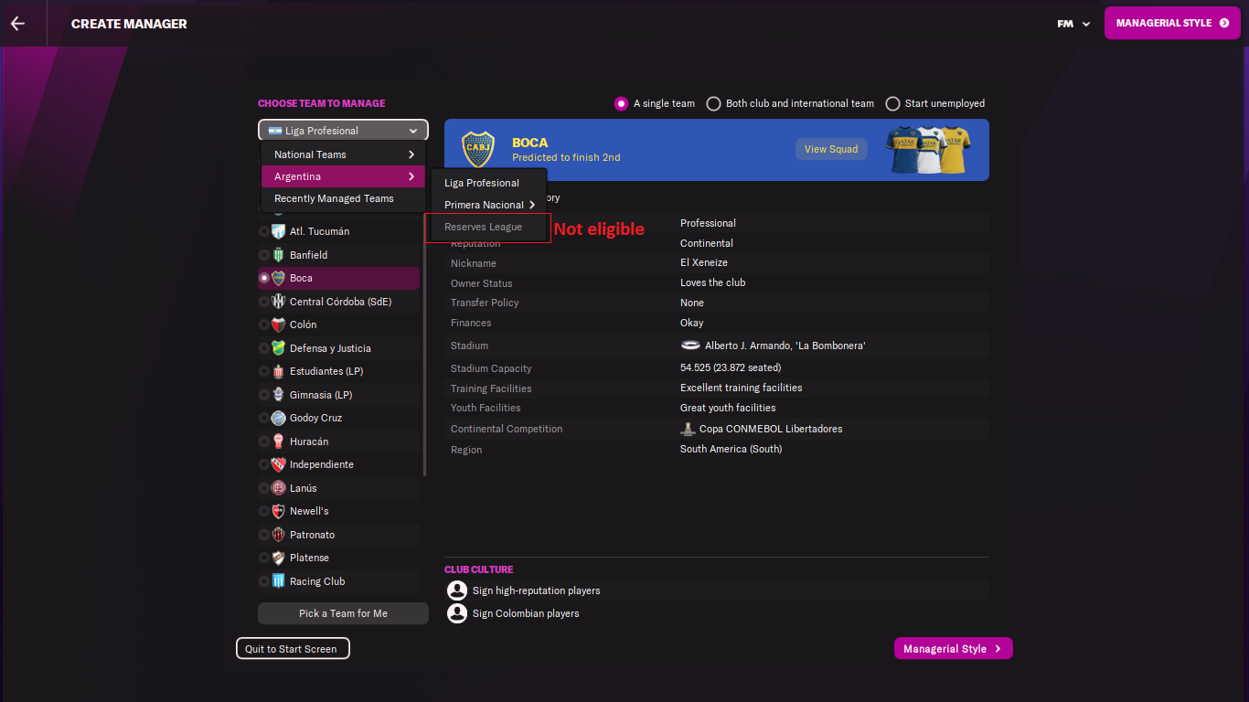 Make a reserve team elegible - Advanced Rules Editing - Sports ...