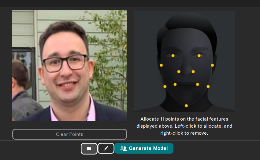 Generating 3D model of face from photo - Match Engine - Art, Animations ...