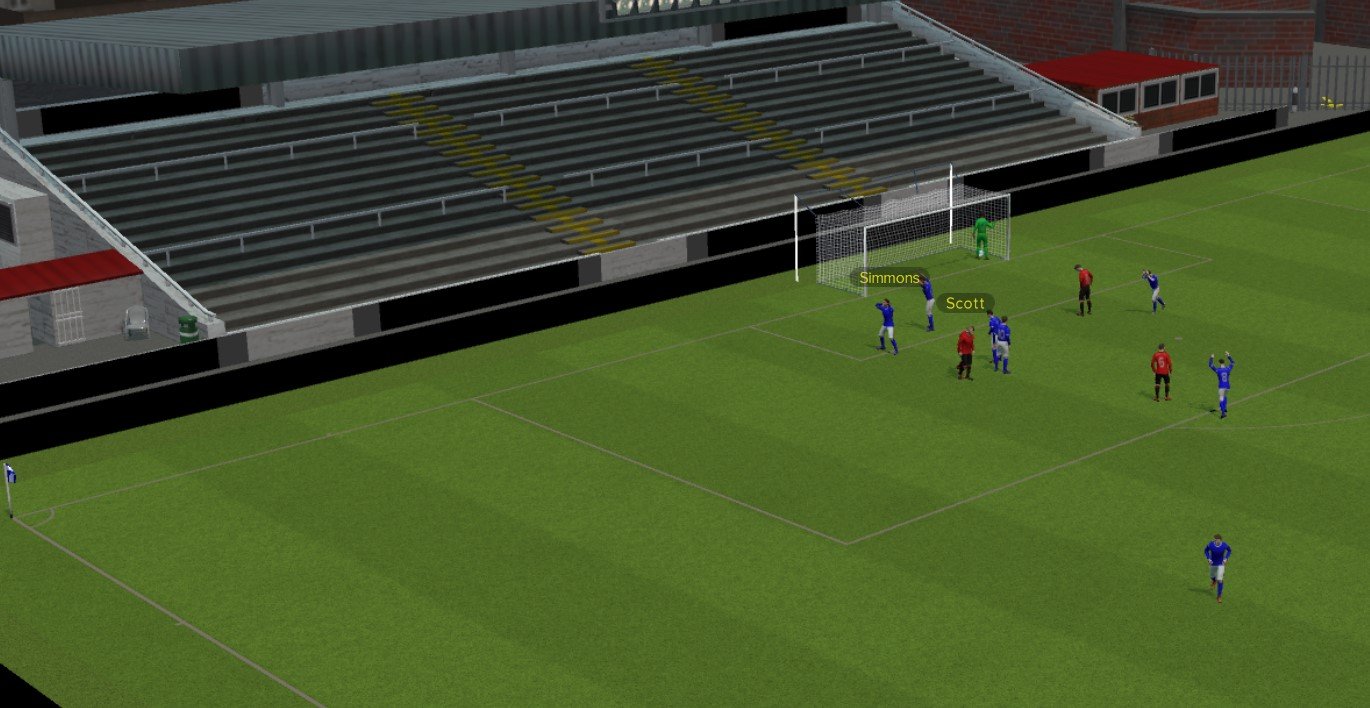 Some of the pitch markings are a different colour - Match Engine - Art ...