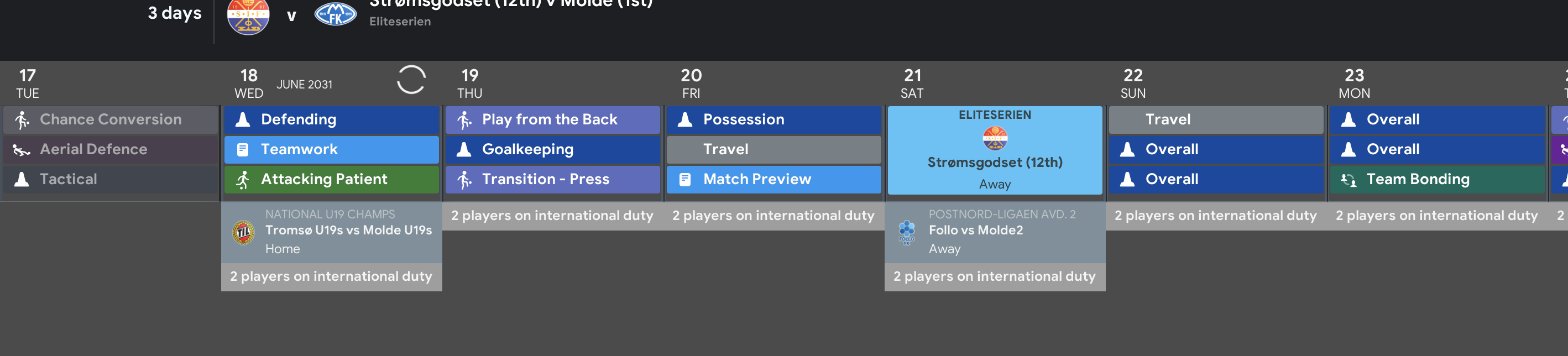 More info in live calender - Reviewed - Sports Interactive Community